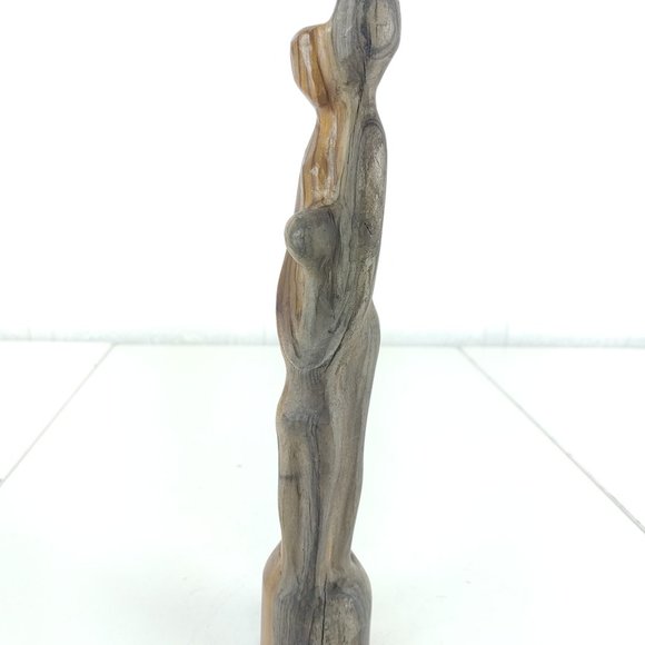 Accents | Wooden Wood Abstract Carved Figure 8 Art Sculpture Family Of ...